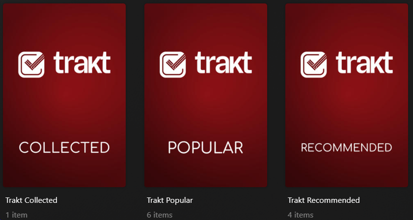 Trakt Charts - Kometa Wiki